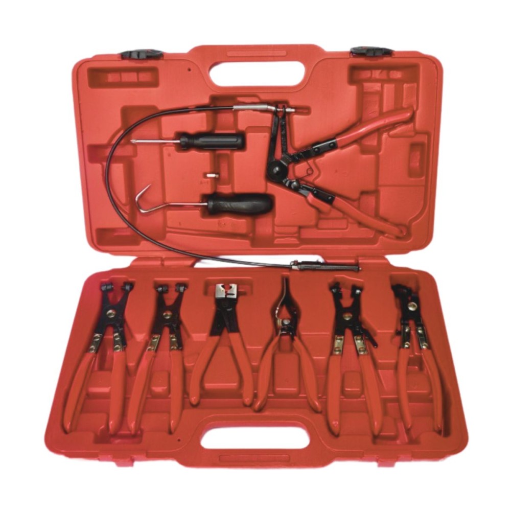 Set completo alicates abrazaderas